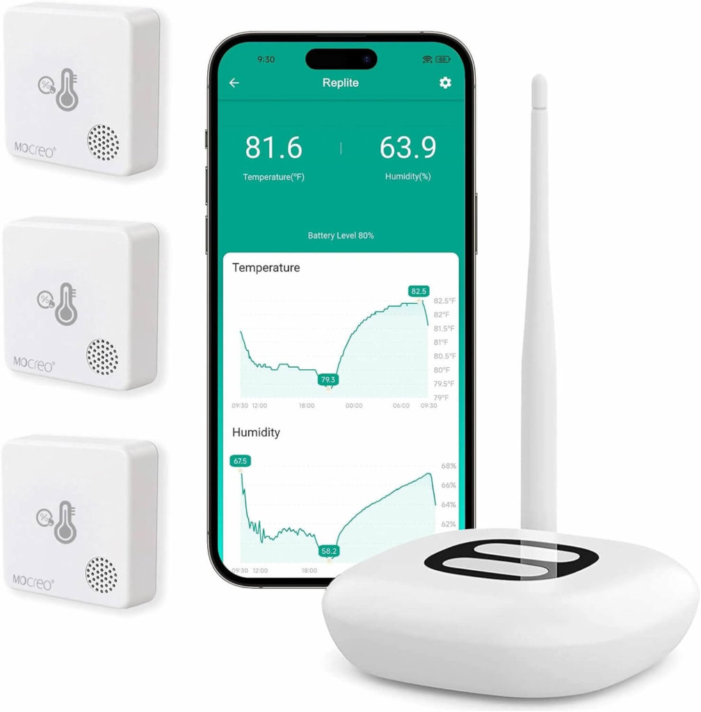 Starter Kit: BLE Temperature and Humidity Sensor and BLE Hub H1B – MOCREO