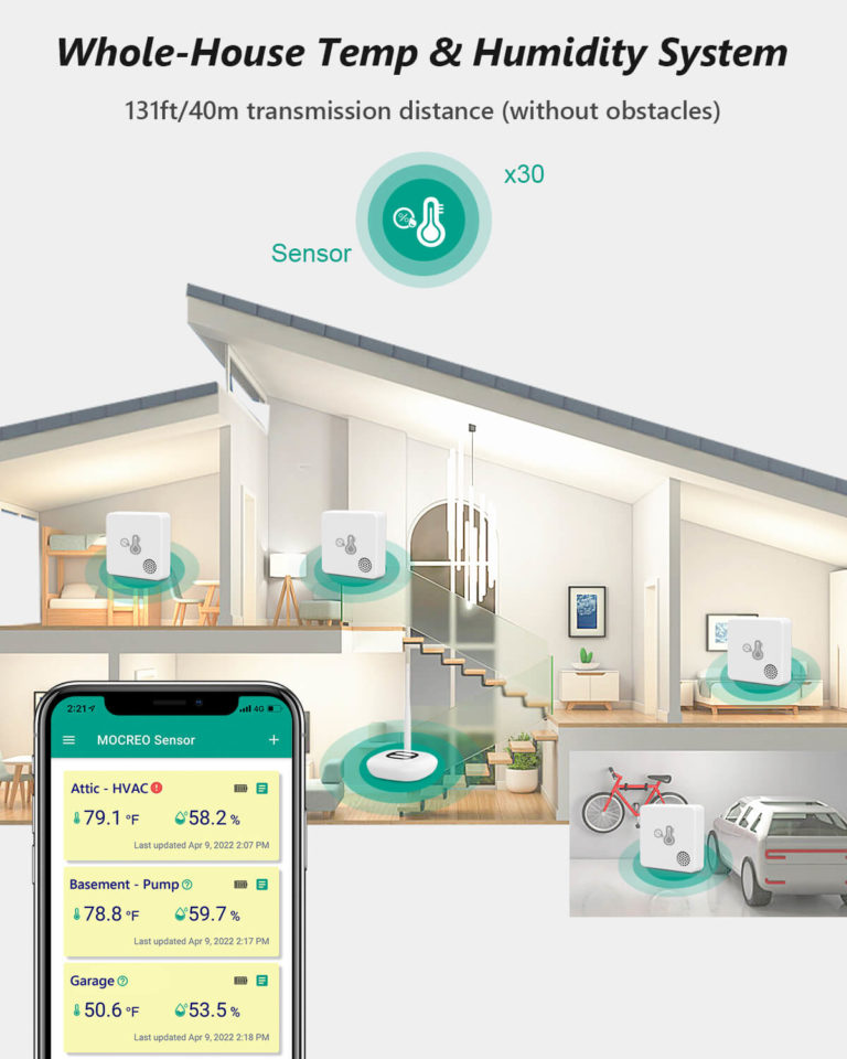BLE Temperature and Humidity Sensor-ST6 – MOCREO